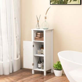 Costway Koupelnová skříňka do ložnice kuchyně koupelnová do koupelny bílá