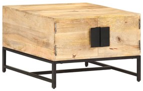 320375 vidaXL Konferenční stolek 67 x 67 x 45 cm masivní mangovníkové dřevo