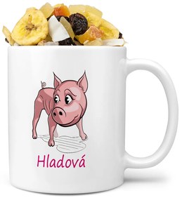 Hrnek Hladová + přežraná (Náplň hrníčku: Tropická směs)