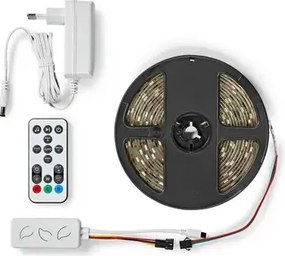 Nedis LED Pásek SmartLife / Wi-Fi / Více barev / SMD / 5.00 m / IP65 /