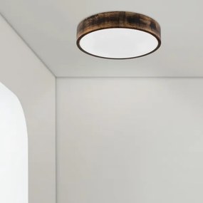 Brilagi - LED Stropní svítidlo CARVALHO SMOKEY LED/36W/230V dub pr. 47,5 cm