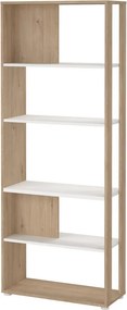 FALCO Knihovna Sigal 592 jackson hickory/bílá