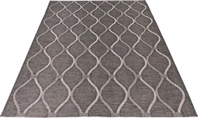 Kusový koberec Nordic 871 grey – na von aj na doma, 80x150, šedá, chodba / predsieň, Obsession