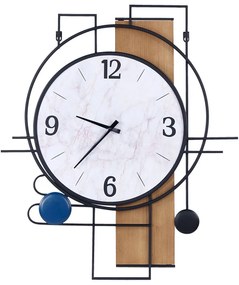 Nástěnné hodiny 60 x 70 cm barevné TAVEL Beliani