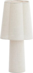 Bílá stolní lampa s textilním stínidlem (výška 50 cm) Musaby – Light &amp; Living