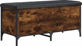vidaXL Úložná lavice 102 x 42 x 45 cm kompozitní dřevo [835149] Barva: dub sonoma