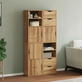 Boční skříňky 4 ks "ODDA" 40x24x79 cm Borovicový masiv 3365348