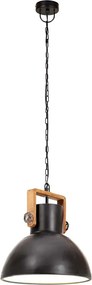 Industriální závěsné svítidlo 25 W černé kulaté 30 cm E27 320536