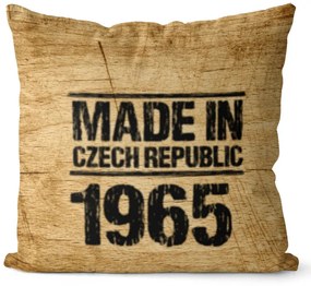 Polštář Made In + rok (Velikost: 40 x 40 cm, rok: 1965)