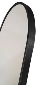 House Nordic Zrcadlo, hliníkové, černé, 40x150 cm