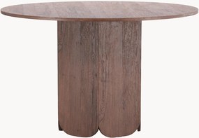 Kulatý jídelní stůl's dřevěným vzhledem Tekla, Ø 120 cm