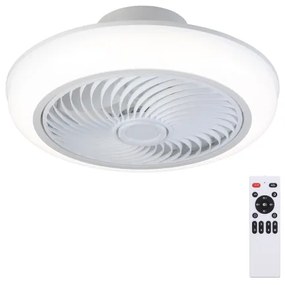 Brilagi-LED Stmívatelné svítidlo s ventilátorem LED/30W/230V 3000-6500K bílá+DO