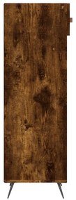 Botník kouřový dub 30 x 35 x 105 cm kompozitní dřevo - Default Title