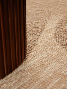 NORTHRUGS, Kusový koberec Duet Kona 106250 Beige/White kruh - na ven i na doma, 160x160 (průměr) kruh, béžová, chodba / předsíň