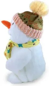 RAPPA Plyšový sněhulák 26 cm / od 0 měsíců