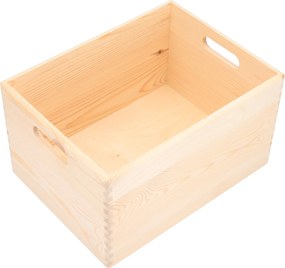 ČistéDřevo Dřevěný box 40 x 30 x 23 cm
