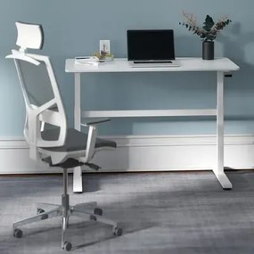 Ergo Office ER-401W bílá / Stůl / Ruční nastavení výšky