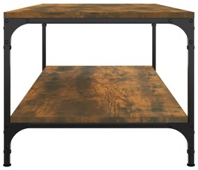 Konferenční stolek kouřový dub 100x50x40 cm kompozitní dřevo - Default Title