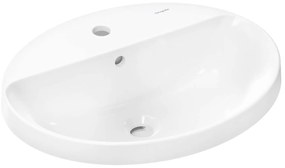 Hansgrohe Xuniva D - Umyvadlo, 55x45 cm, s přepadem, otvor pro baterii, SmartClean, bílá 61060450