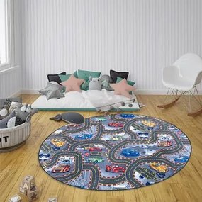 Hanse Home Collection koberce Dětský kusový koberec Play 105204 kruh - 200x200 (průměr) kruh cm