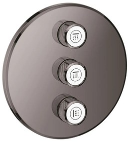 Grohe Grohtherm SmartControl - Třícestný ovladač pod omítku, Hard Graphite 29122A00