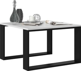 Konferenční stolek MODERN MINI bílá/černá