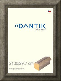 DANTIK rámeček 21x29,7 | Forgia Piombo (Sklo Čiré)