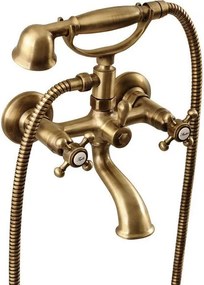 Sapho Sapho, ANTEA nástěnná vanová baterie kompletní, bronz