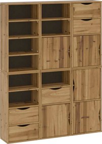 Boční skříňky 6 ks "ODDA" 40x24x79 cm Borovicový masiv 3365354