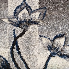 Krásný koberec do obývacího pokoje s motivem květin Šířka: 80 cm | Délka: 150 cm