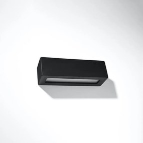 Sollux Lighting Nástěnné svítidlo keramické VEGA černé
