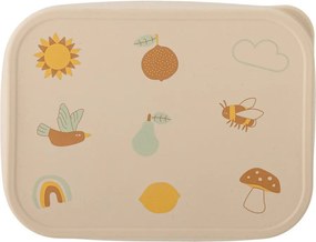 Nerezový dětský svačinový box ve stříbrné barvě Agnes – Bloomingville Mini