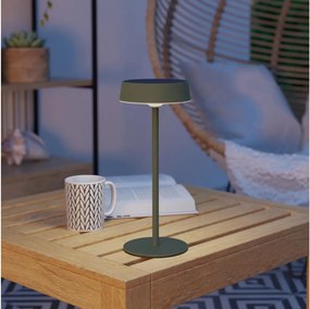 Eglo 75878-LED St. solár. nab. stolní lampa SIMERI LED/3W/5V 1800mAh IP44 zelená
