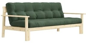 sofa UNWIND by Karup - 92*218 cm natural (přírodní) + futon olive green 756