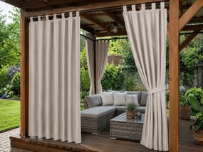 Zahradní závěs GARDIO ELEGANT voděodolný 150x220, světle béžový