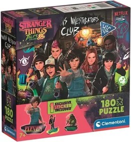 CLEMENTONI Puzzle Stranger Things Tales from 85: H.I.C. / 180 dílků /