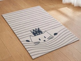 Obdélníkový koberec KOČKA do dětského pokoje Zvolte rozměr: 120x170 cm