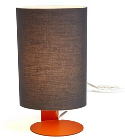 Hravá stolní lampička Clipam Barva nohy: Terracotta, Barva stínítka: Šedá