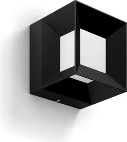 Philips 16480/30/P0 Parterre černá / Venkovní nástěnné LED svítidlo /