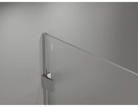 Mexen Lunar sprchová stěna pravá 110 x 200 cm, 8mm čiré sklo, chromová, 830-110-000-01-00-P