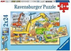 Ravensburger Stavba / 2x24 dílků / od 4 let