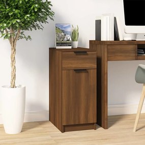 vidaXL Skříňka k psacímu stolu 33,5 x 50 x 75 cm kompozitní dřevo [811508] Barva: hnědý dub