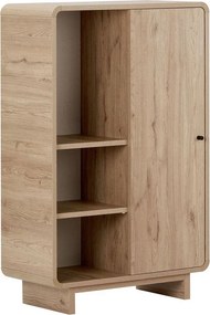 Skříňka v dekoru dubu ve světle přírodní barvě 70x110x34 cm Torina – Nordure