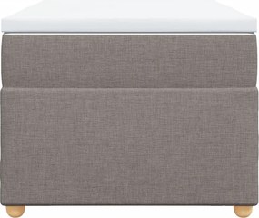 Box spring postel s matrací taupe 80x200 cm textil 3285335