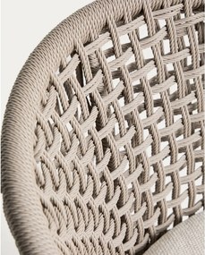 Taupe polstrovaná zahradní židle Lidario – Kave Home