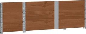 Zahradní truhlík hnědý 150 x 50 cm masivní borové dřevo 3295438