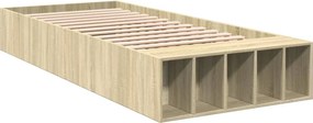 Rám postele dub sonoma 75 x 190 cm kompozitní dřevo 3280624