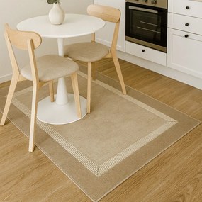 Hanse Home, Kusový koberec Basic 102498, 120x170, béžová, chodba / předsíň