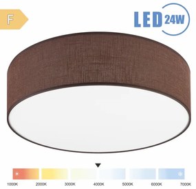 Brilagi - LED Stropní svítidlo SIRIJA LED/24W/230V pr. 45 cm hnědá