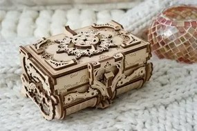 Ugears 3D dřevěné mechanické puzzle Starožitná šperkovnice / od 14 let
